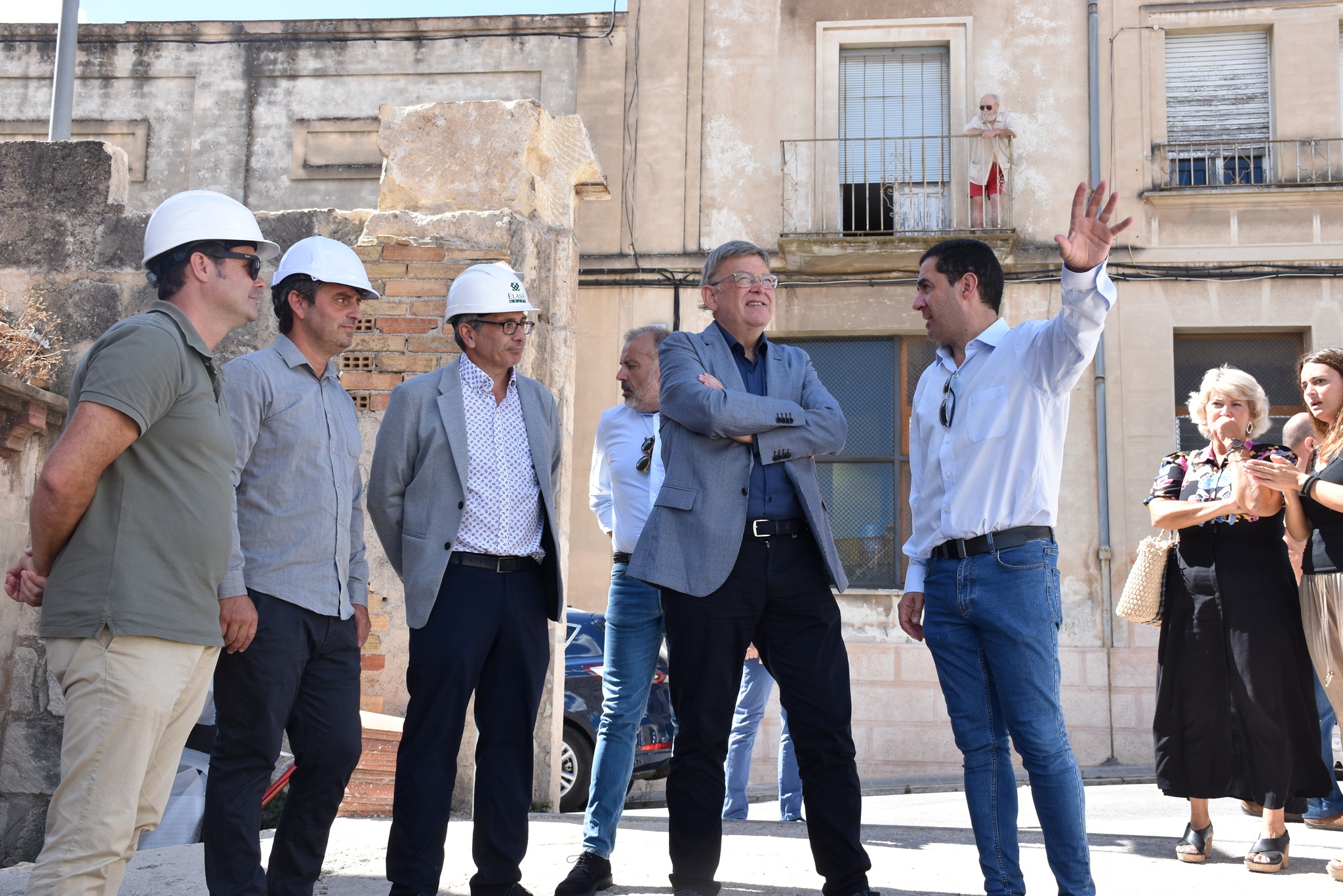 El President de la Generalitat Valenciana Ximo Puig Ferrer, ha visitat les obres del futur Parc ...