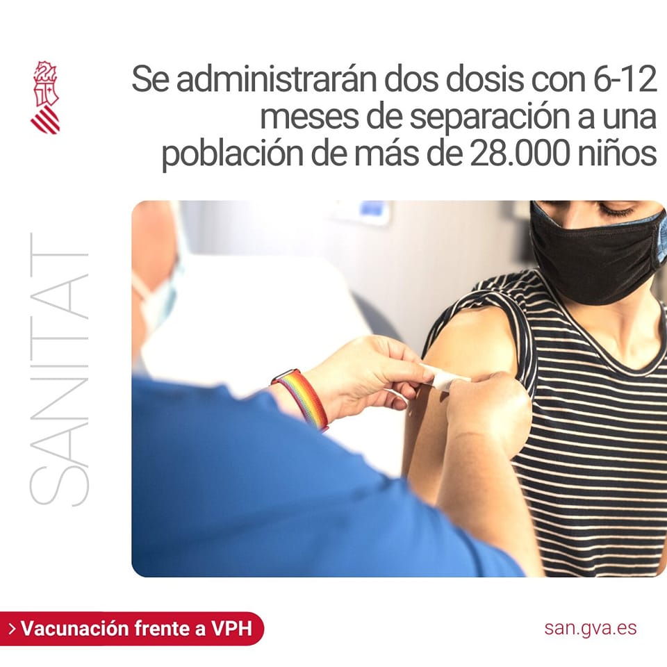 La Comunitat Valenciana comenzará el 1 de octubre a vacunar contra el ...