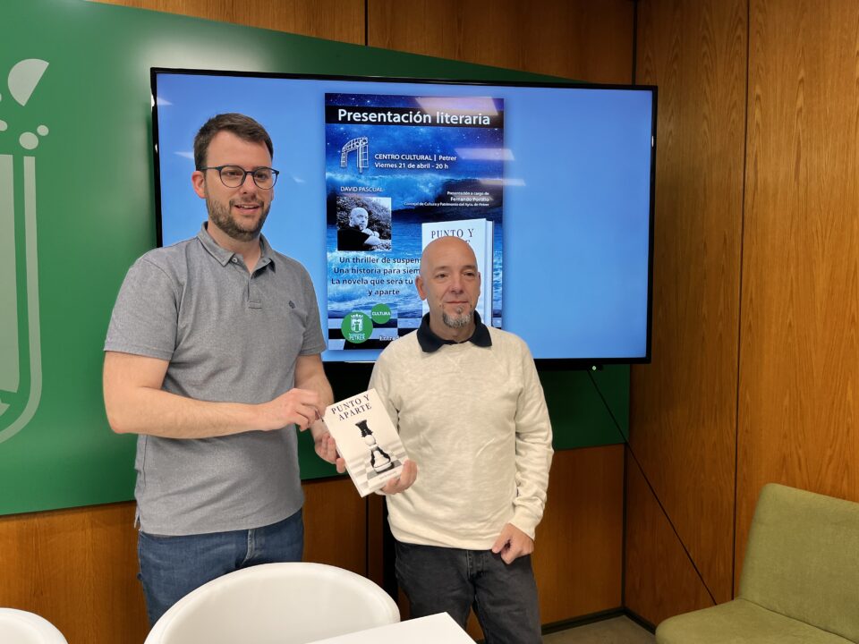 David Pascual presenta su segunda novela “Punto y aparte”, continuación ...