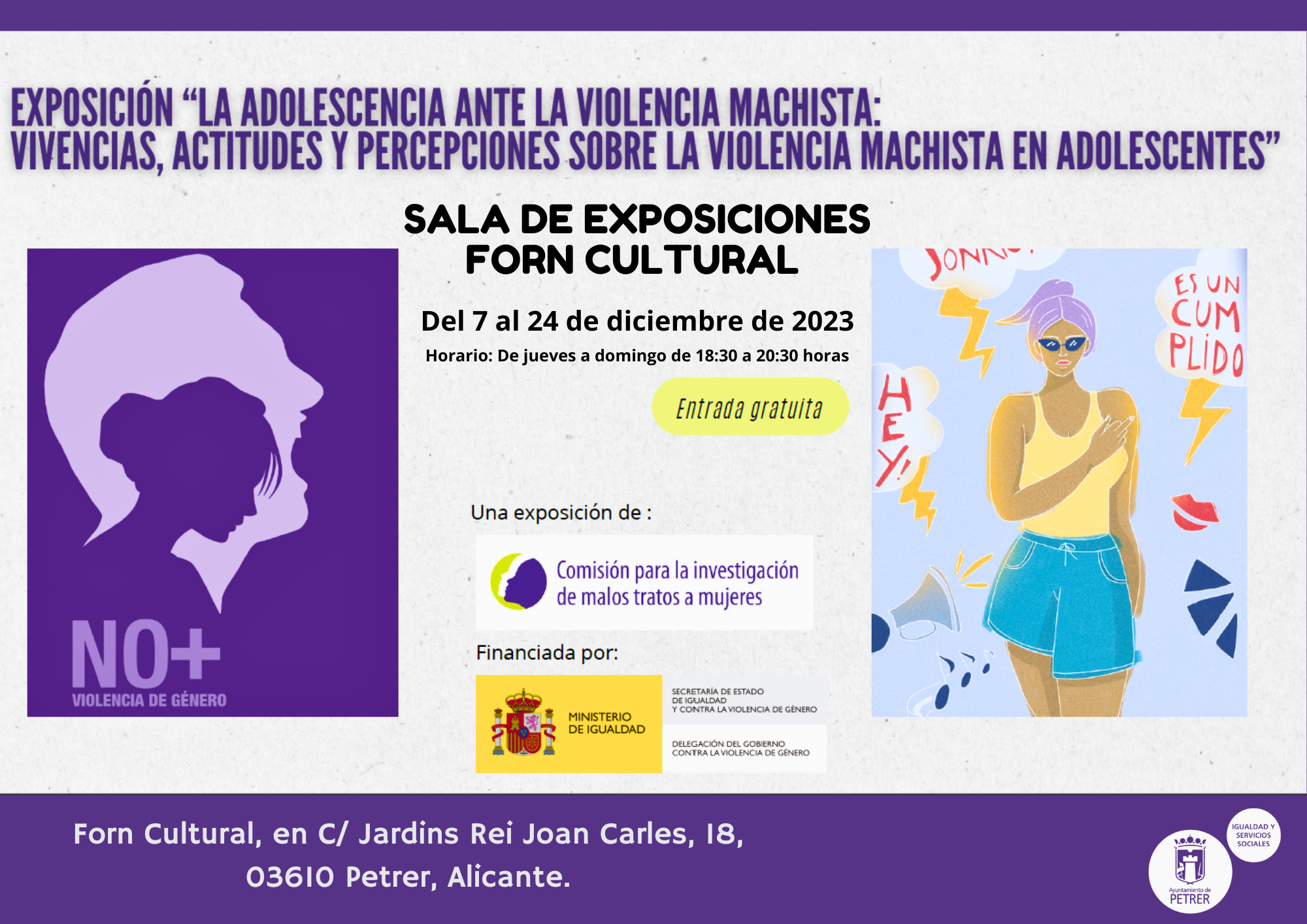 Una exposición con 30 ilustraciones para mostrar la visión de la adolescencia ante la violencia ...